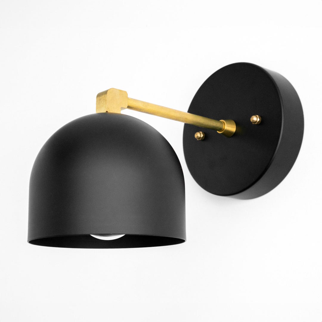 Minimalist Sconce - Multiple Variations - Finish Choices - Downward ...