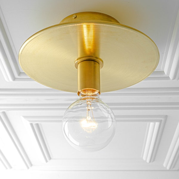 Brass Ceiling Light - Etsy