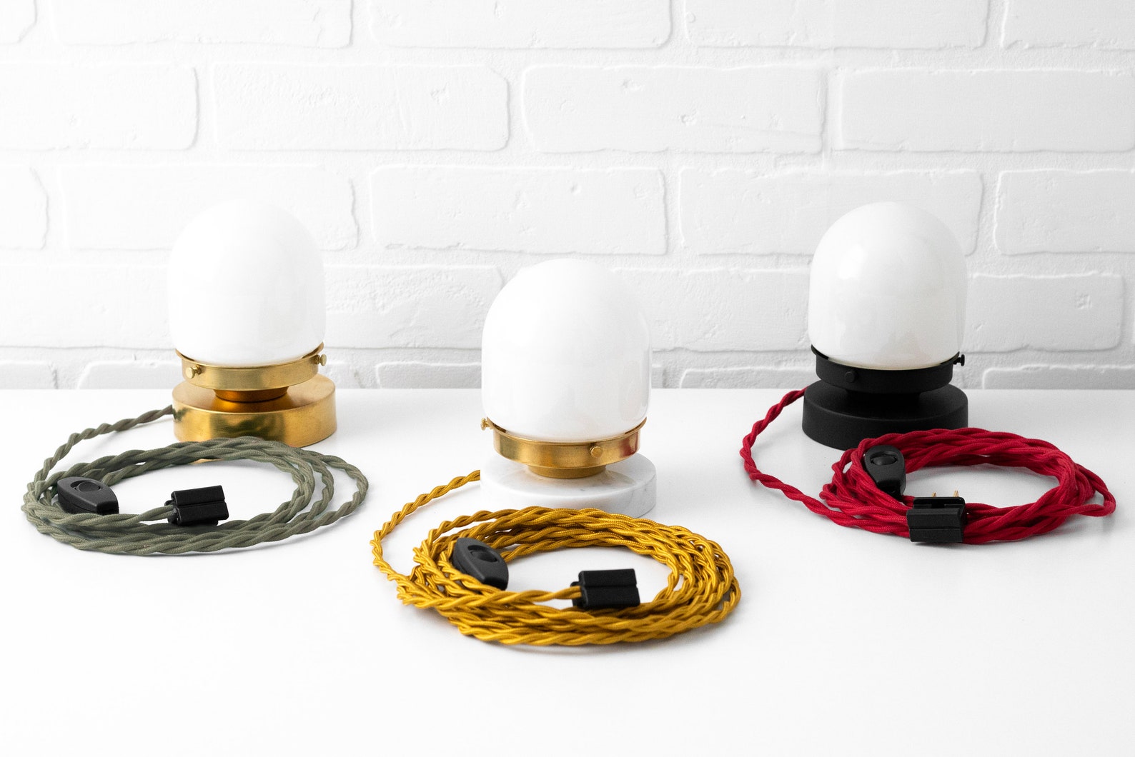 Small Globe Table Lamp Mid Century Lighting Soft Light - Etsy