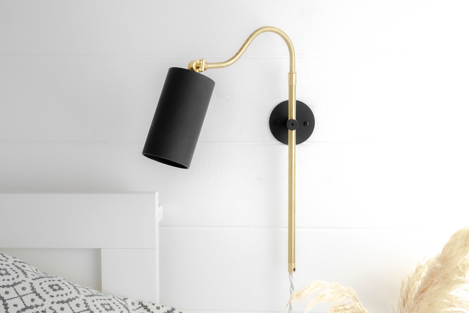 Plug-in Lighting Bedside Sconce Modern Sconce Modern | Etsy