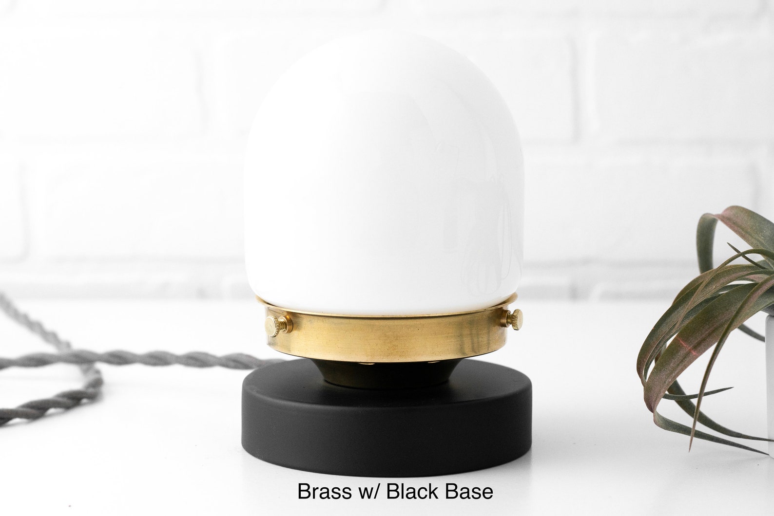 Small Globe Table Lamp Mid Century Lighting Soft Light - Etsy