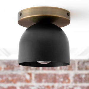 Light Fixtures - Deep Ball - Black Shade Light - Mid Century Modern ...