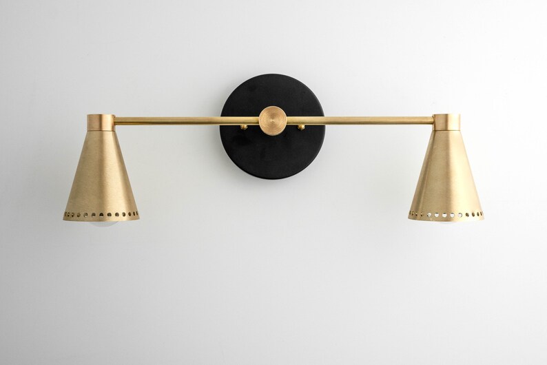 Vented Cones Cast Cone Vanity Modern Lighting Vanity - Etsy