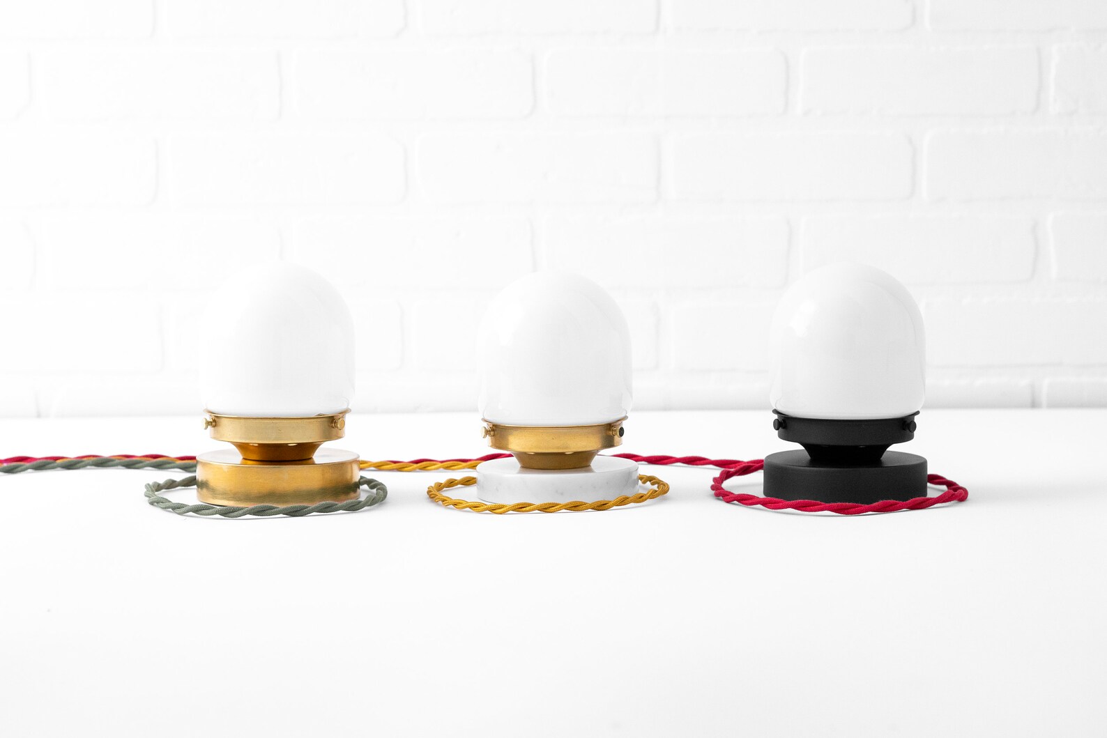 Small Globe Table Lamp Mid Century Lighting Soft Light - Etsy