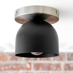 Light Fixtures - Deep Ball - Black Shade Light - Mid Century Modern ...