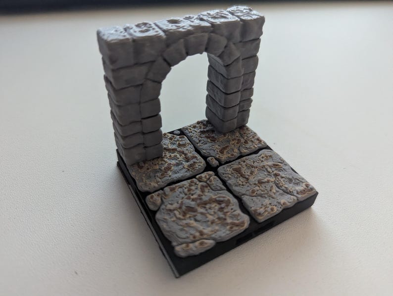 Full-color 3D Printed Dungeon Tile - Etsy