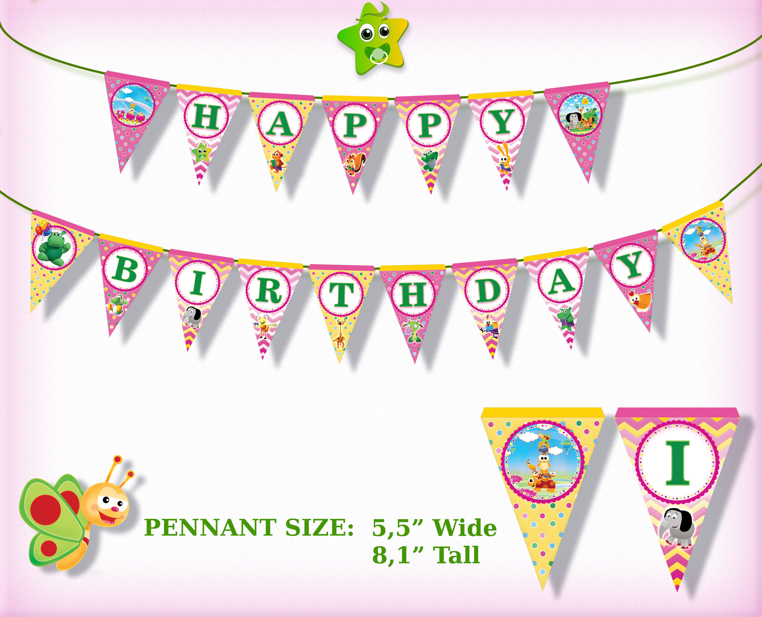Baby First Tv Banner-baby Tv Girl Banner-baby Tv Party-baby Tv Birthday ...