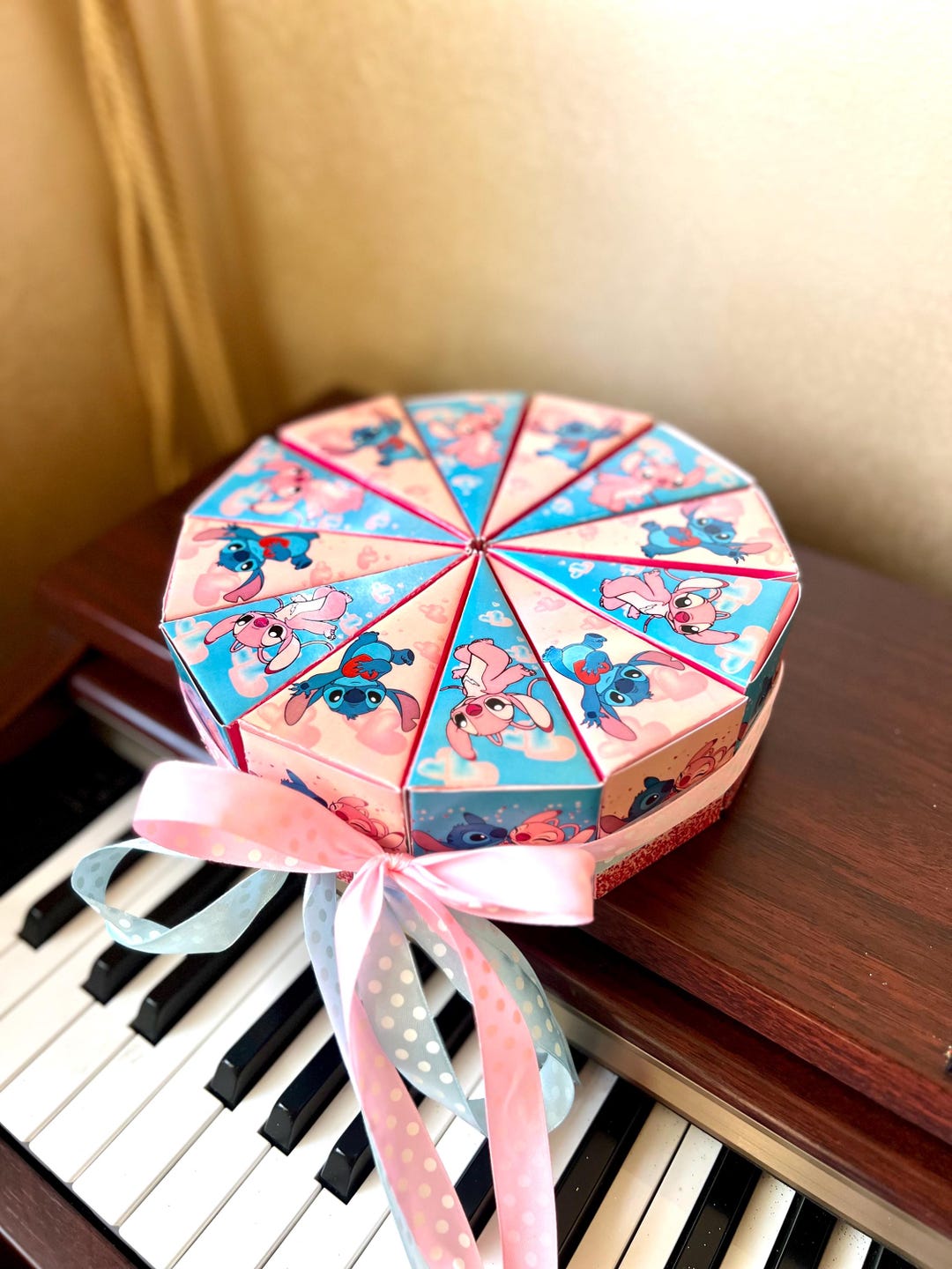 Stitch Cake Box-stitch Favor Slice Box-stitch Party-stitch Birthday ...