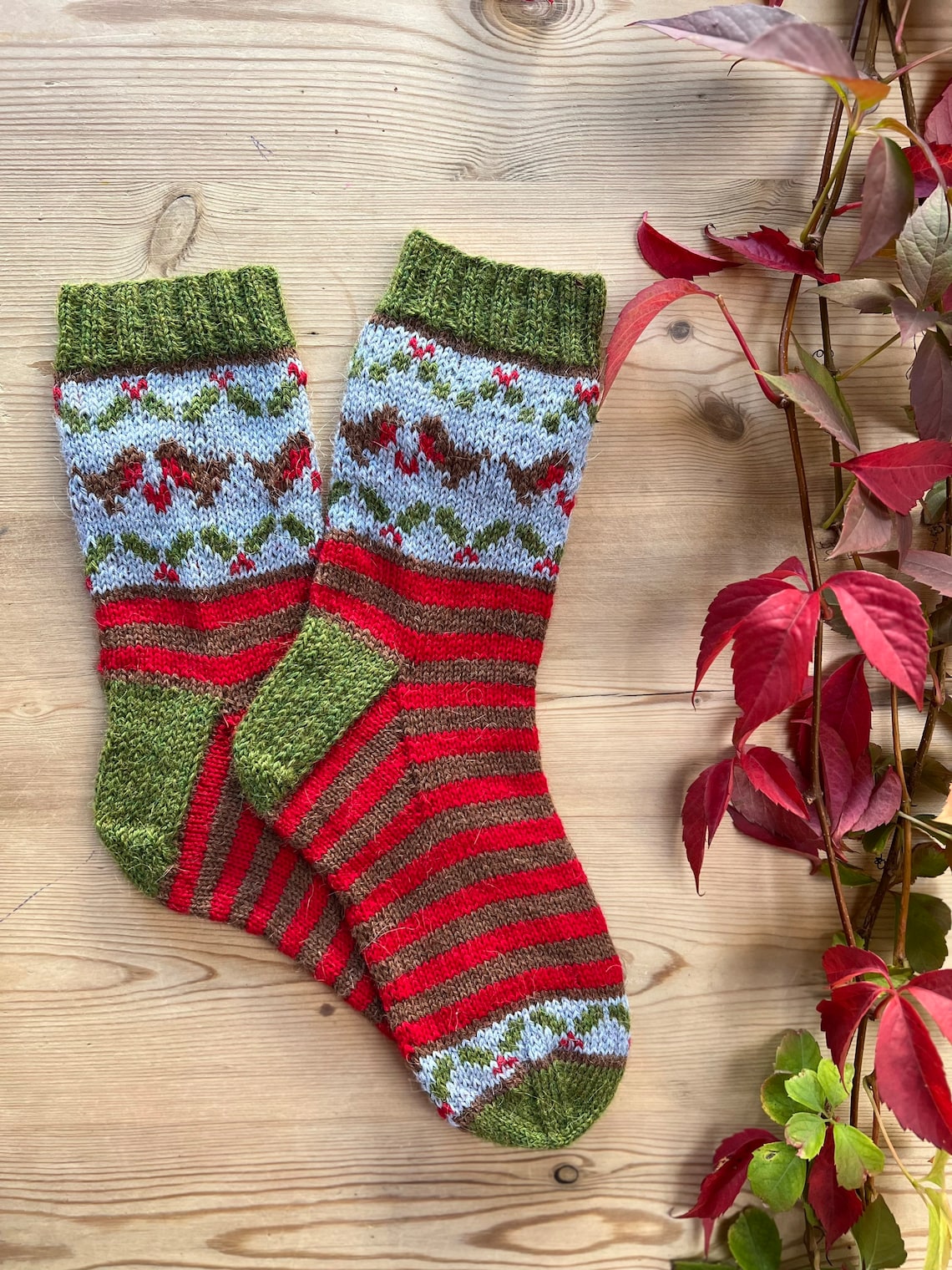 Rockin' Robin Sock PATTERN for Hand Knitted Socks Can Be - Etsy