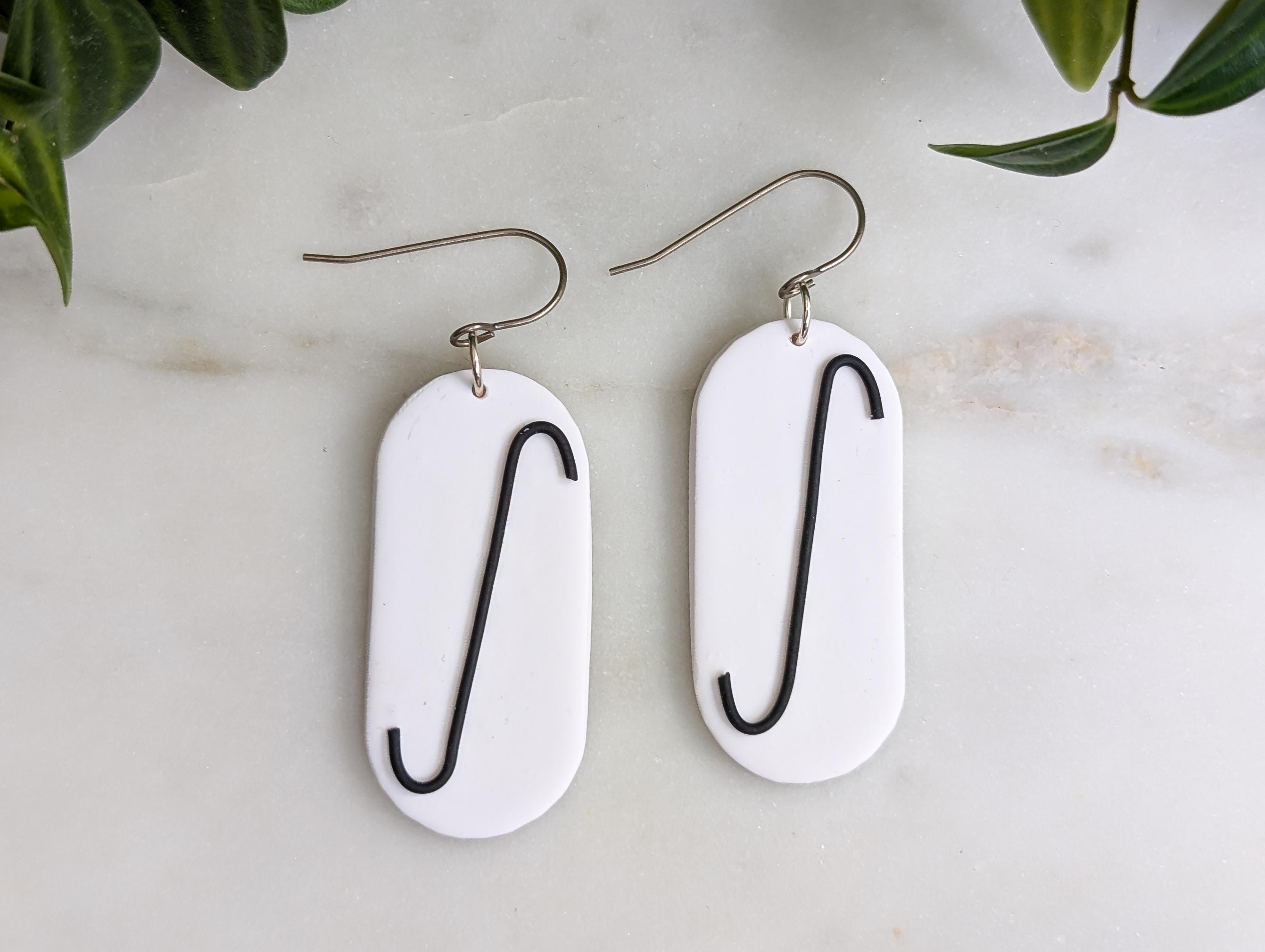 Calculus Earrings Integral Symbol | Minimalist Math Jewelry and ...