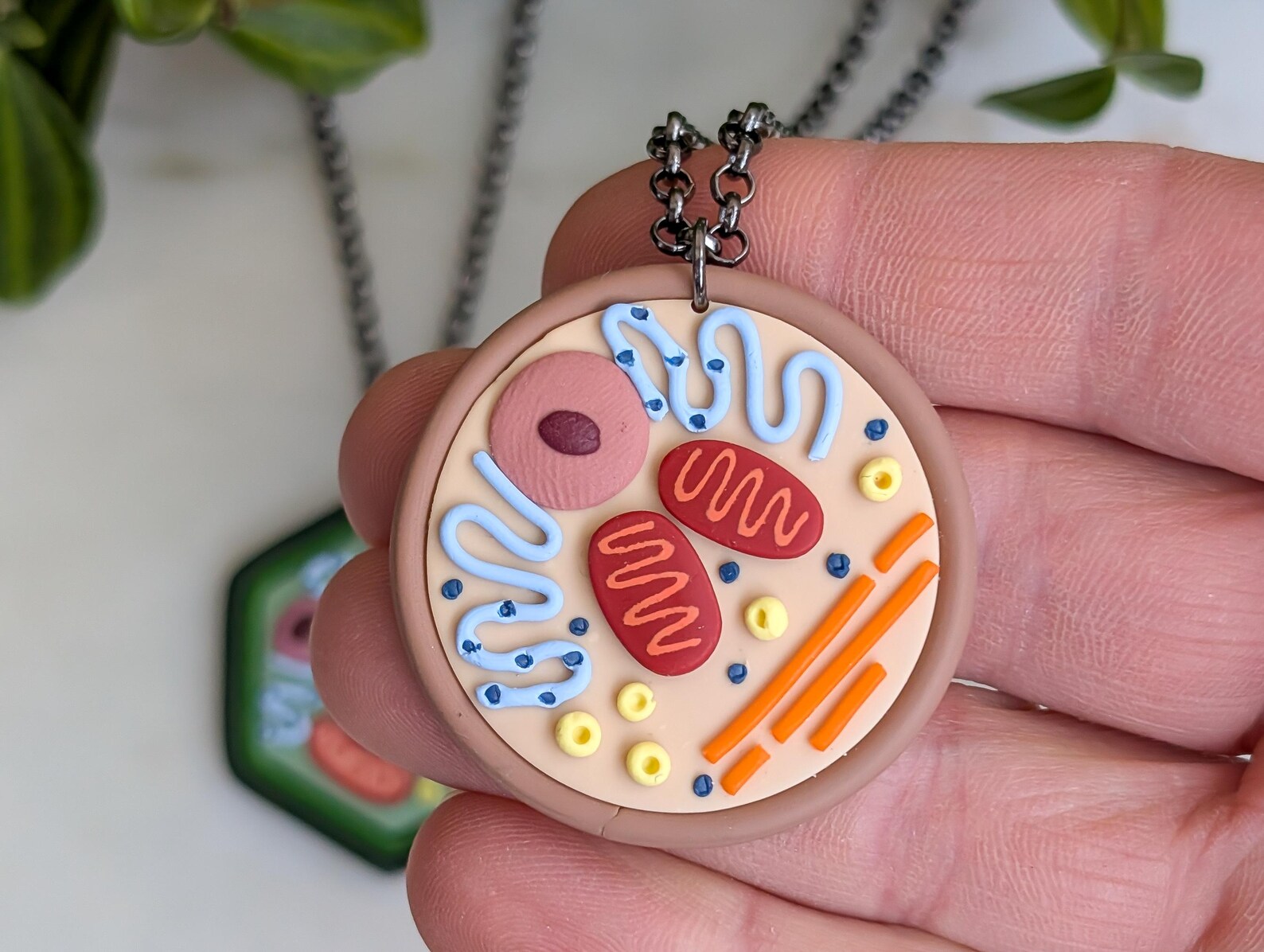 Plant and Animal Cell Pendant Necklace | Fun Biology and Science ...