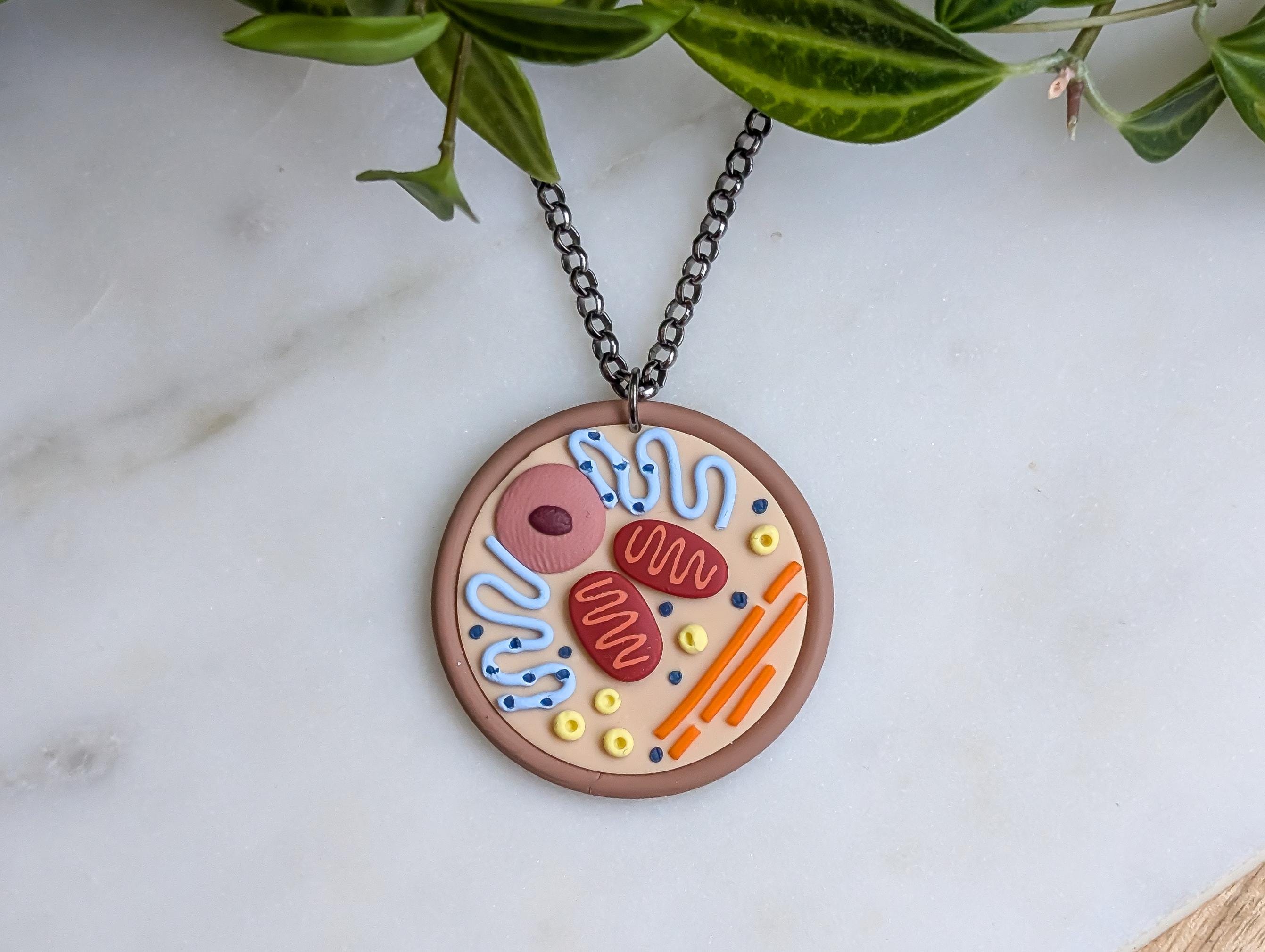 Plant and Animal Cell Pendant Necklace | Fun Biology and Science ...
