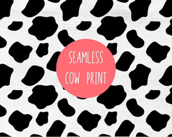 SEAMLESS Cow Spots SVG Cow Pattern Svg Cow Print Svg | Etsy