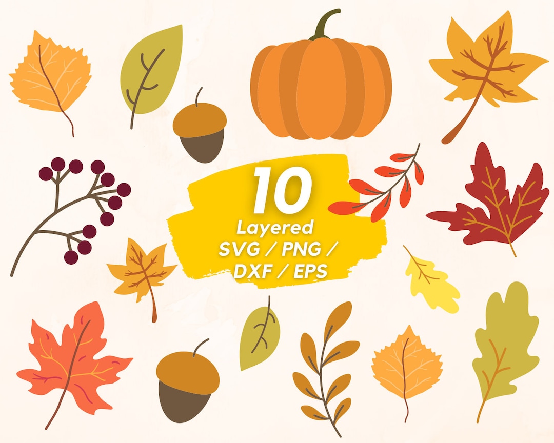 Fall Leaves Svg, Fall Leaves Png, Autumn Leaves Svg, Autumn Leaves ...