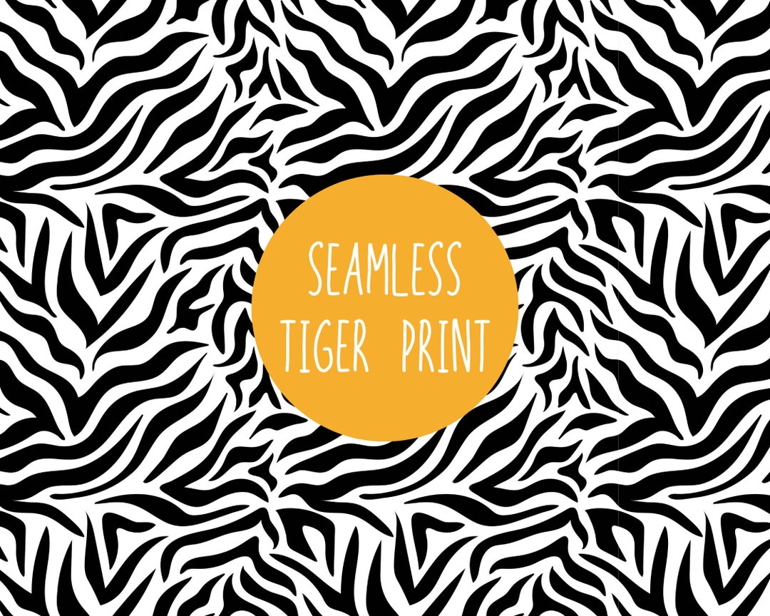 Tiger Print Svg, SEAMLESS Tiger Stripes SVG, Tiger Pattern Svg, Tiger ...