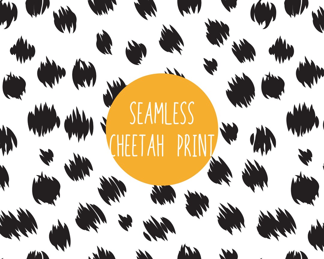 SEAMLESS Cheetah Print Svg, Cheetah Pattern Svg, Cheetah Skin Svg ...