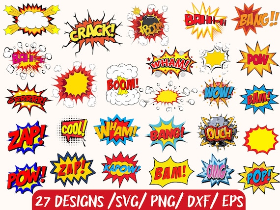 Comic Book Action Bubbles