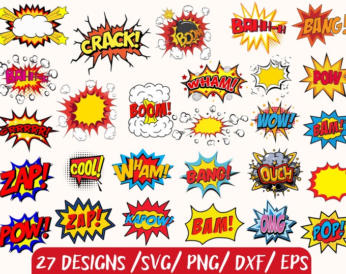 Superhero Girl Clipart Comic Book Clip Art Comic Text Speech Bubbles ...