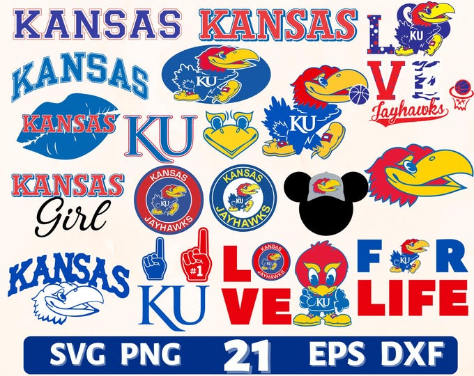 KU | Kansas | Wavy Digital Design | SVG & PNG | Instant Download | Cut ...