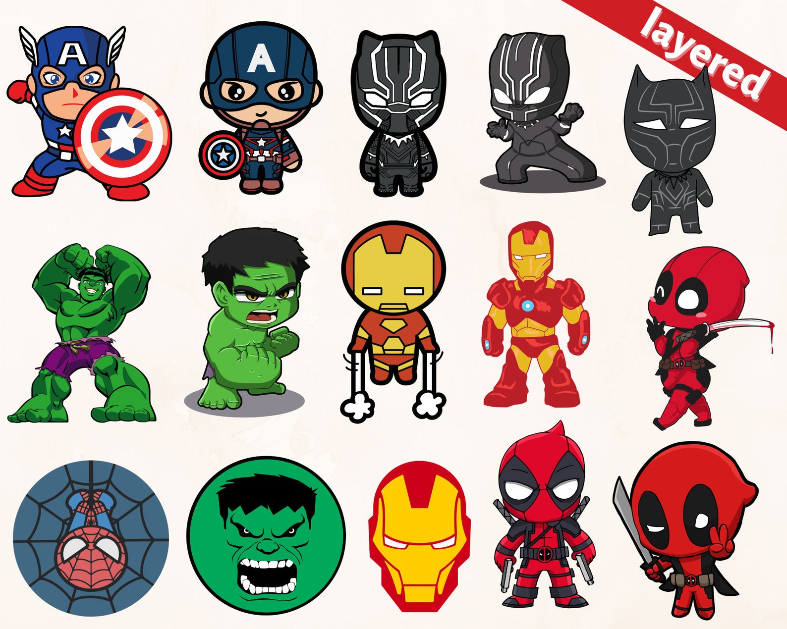 Layered SVG Files, Cricut Cutting Files, Clipart Files, Cartoon Clipart ...