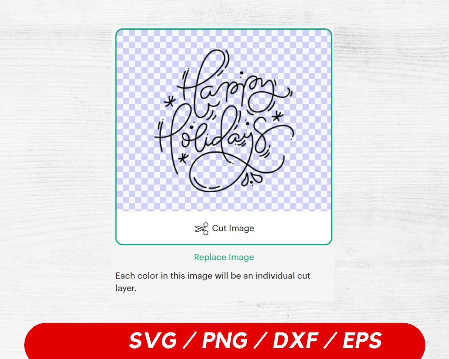 Happy Holidays SVG Bundle Christmas Sign Cut File | Etsy
