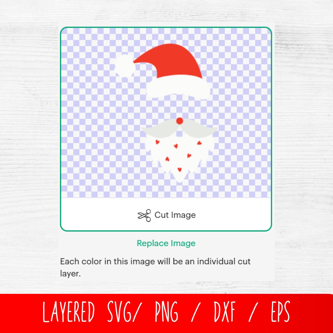 Santa Monogram SVG Santa Hat Svg Santa Beard Svg Santa - Etsy