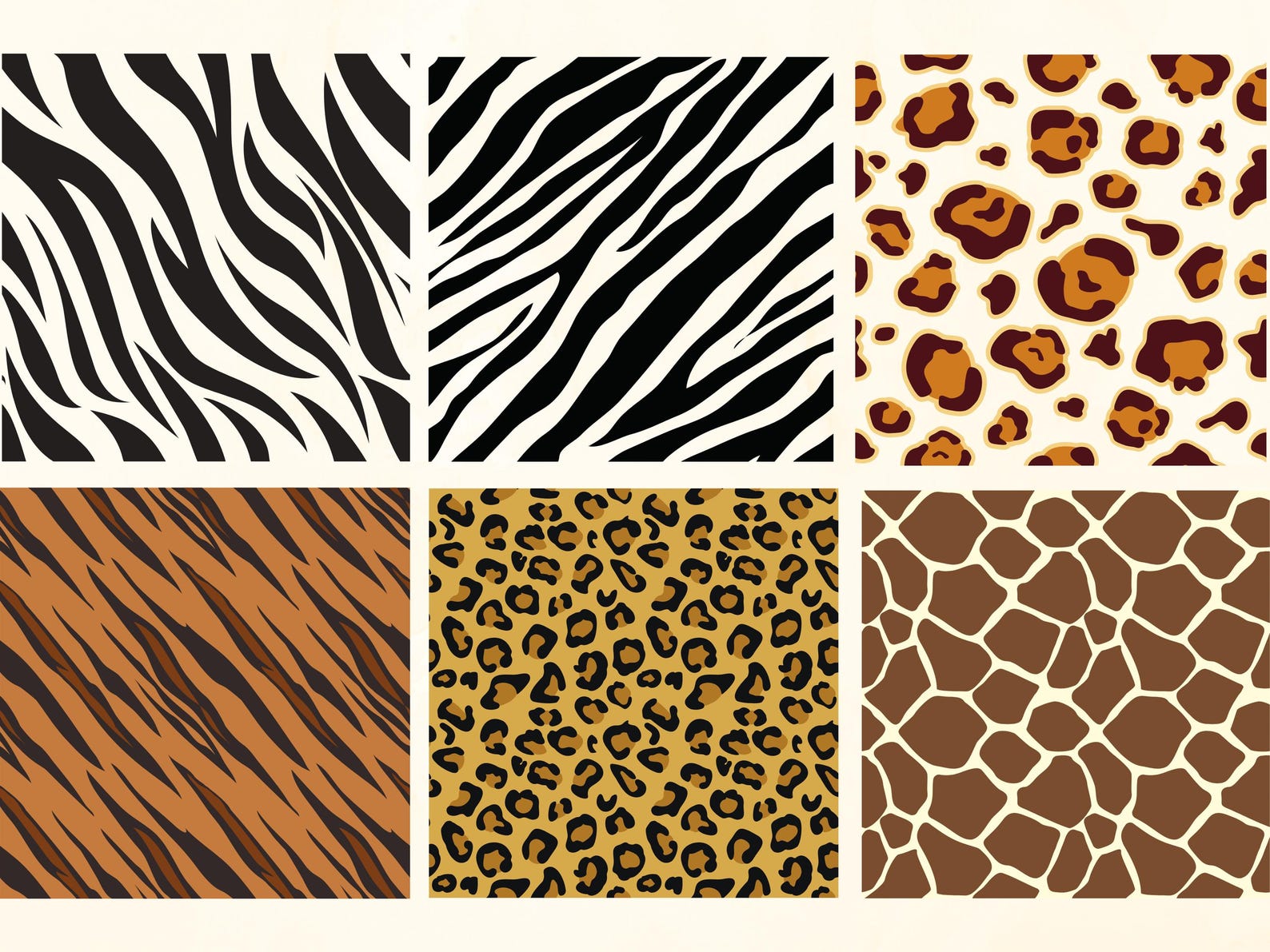 Animal Print SVG Bundle, Animal Print PNG, Animal Print Clipart ...