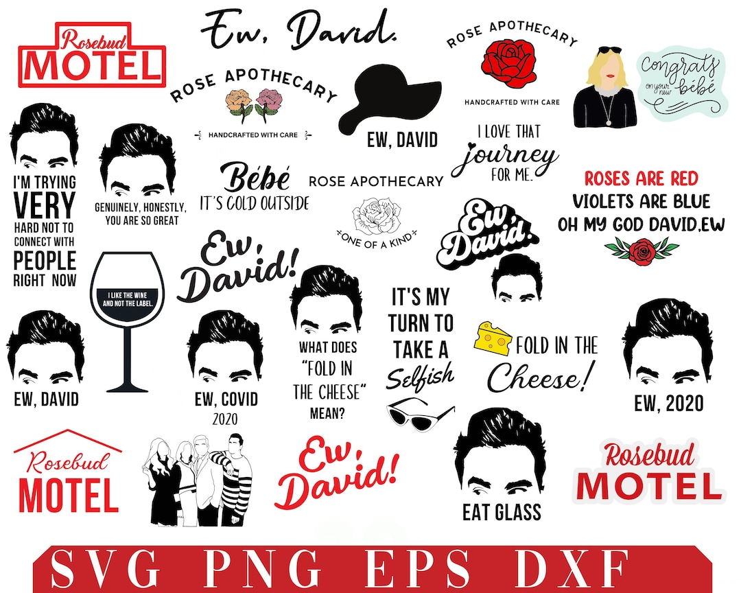 Ew David Svg Bundle, Schitts Creek Svg for Cricut, Schitts Creek Png ...
