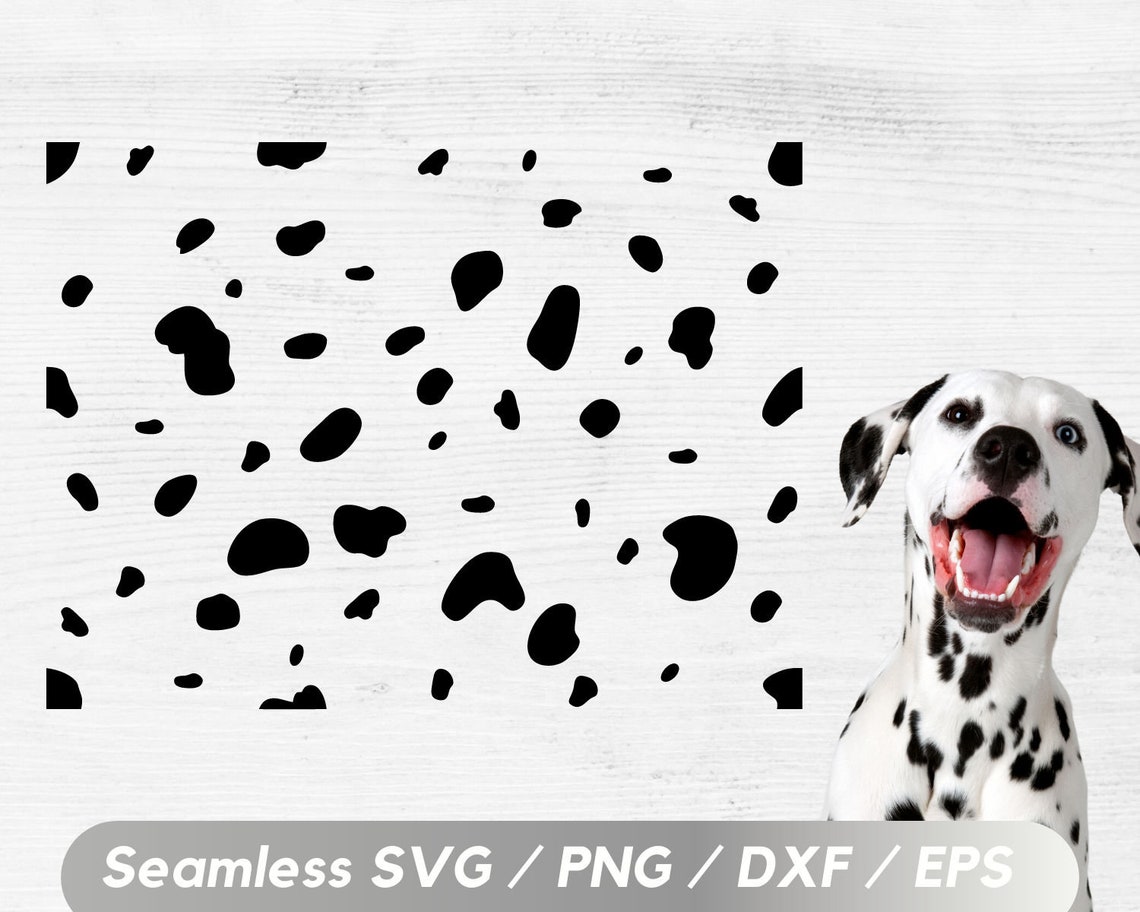 SEAMLESS Dalmatian Spots SVG Dalmatian Pattern Svg - Etsy