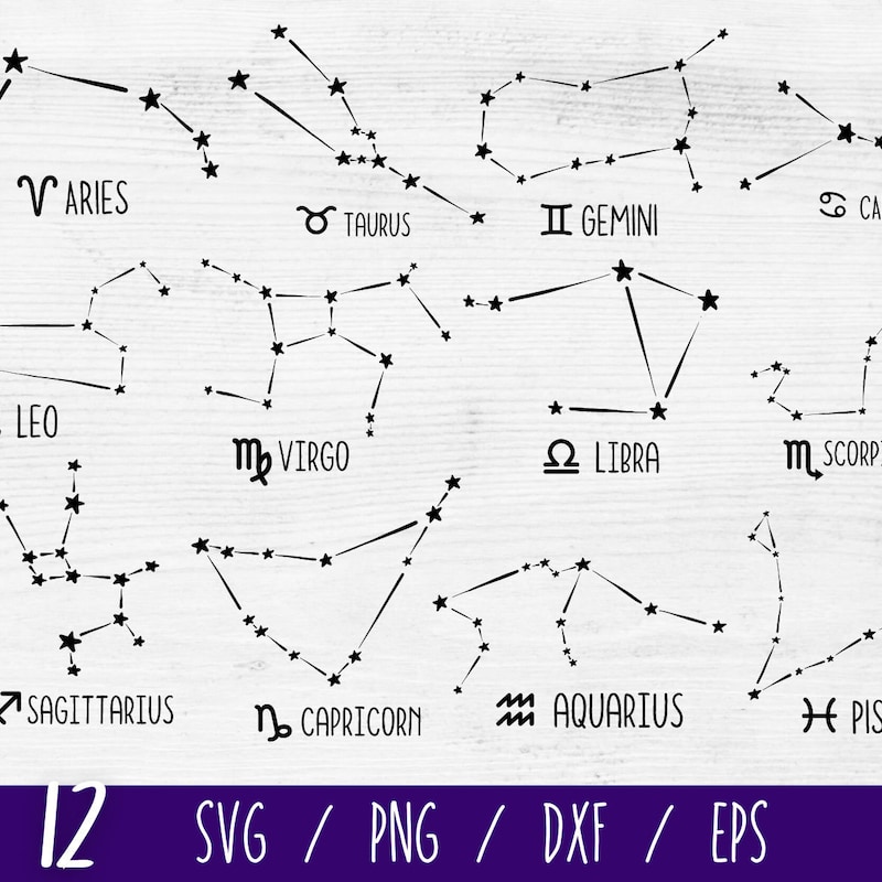 Constellation Svg - Etsy
