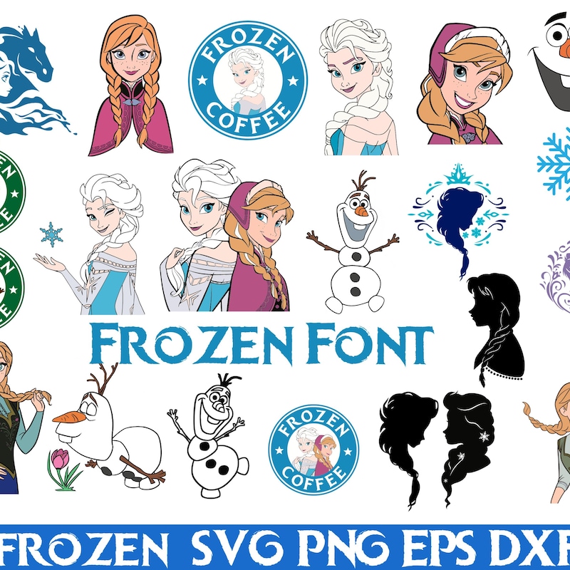 Frozen Svg - Etsy