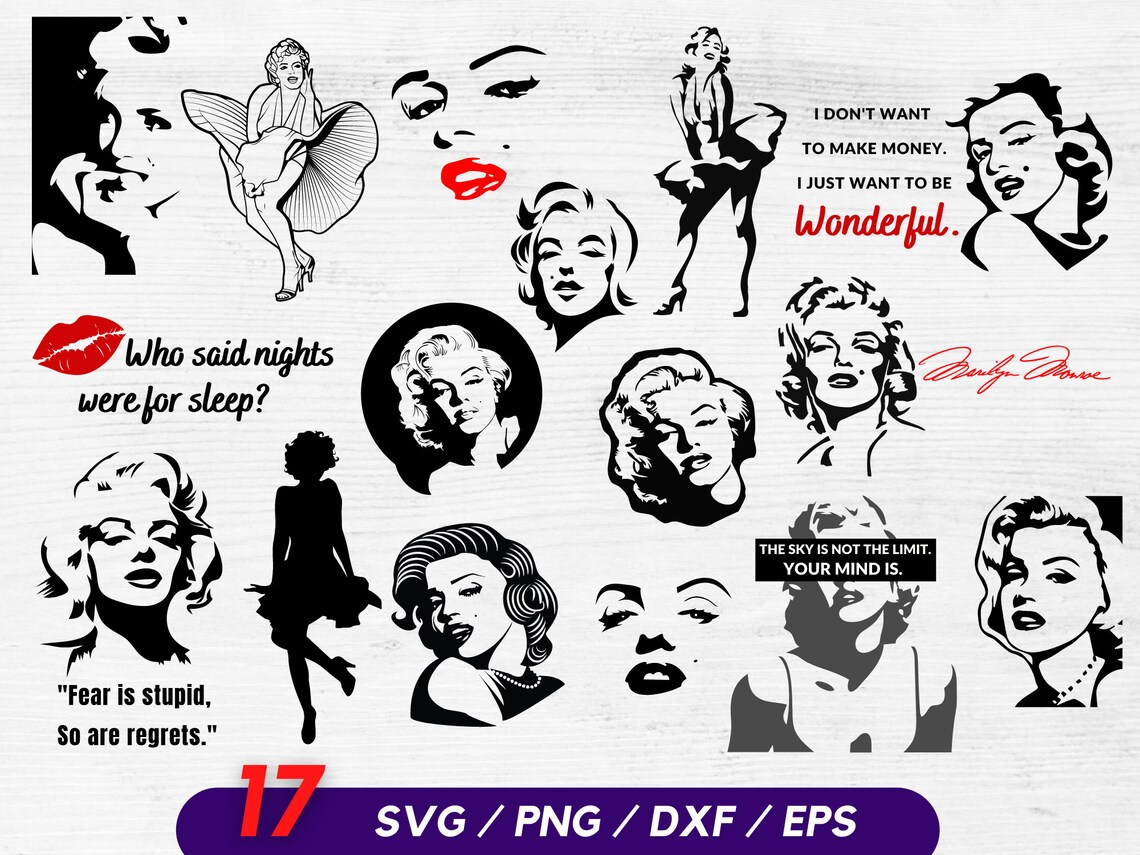 Bundle of 17 SVG Files Cut Files for Cricut SVG File for - Etsy