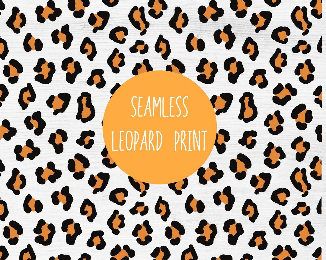 SEAMLESS Leopard Print SVG, Leopard Pattern Svg, Seamless Leopard Spots ...