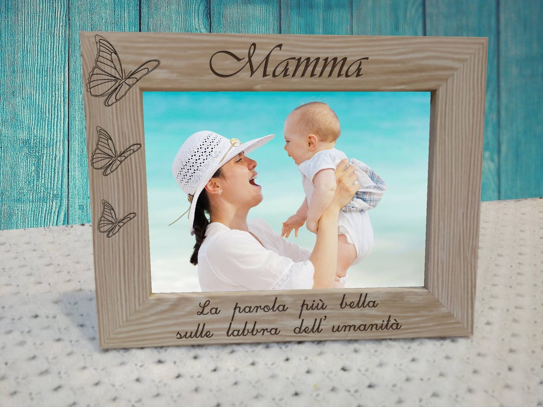 Frame With Dedication, Personalized Photo Frame, Mother Gift, Friends ...