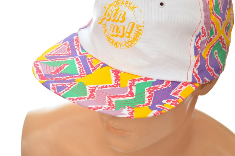 80s/90s Neon BASEBALL CAP / Trucker Hat / Snapback / Vintage / - Etsy