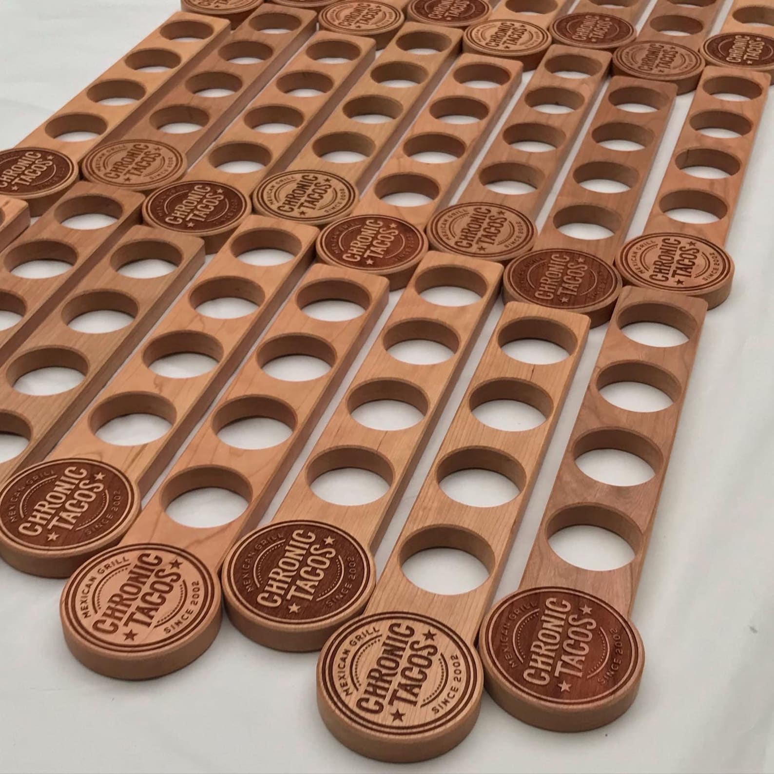 Personalized Flight Paddle Add Your Logo 2 Glass Options - Etsy