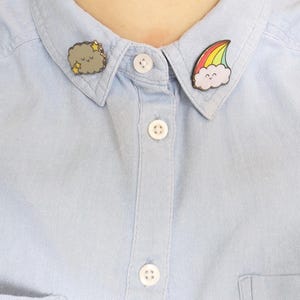 Starry Cloud Pin Enamel Pin Pin Badge Kawaii Cloud Pin - Etsy