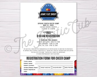 Cheer Sign up Sheet - Etsy