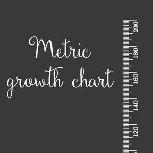 Metric Growth Chart SVG, Growth Ruler-cm Svg, Digital Cut Files, Vector ...