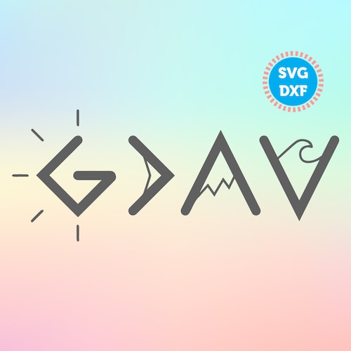 God is Greater Than the Highs and Lows Svg Eps Dxf Ai Png - Etsy