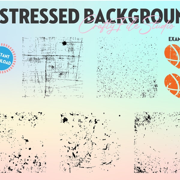 Distressed Svg Overlay - Etsy
