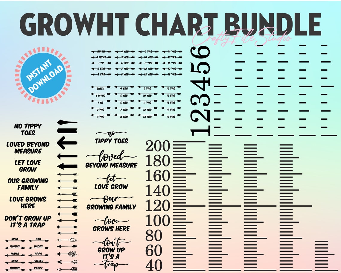 Bundle Growth Chart SVG Growth Chart Add on Svg Arrows Svg - Etsy