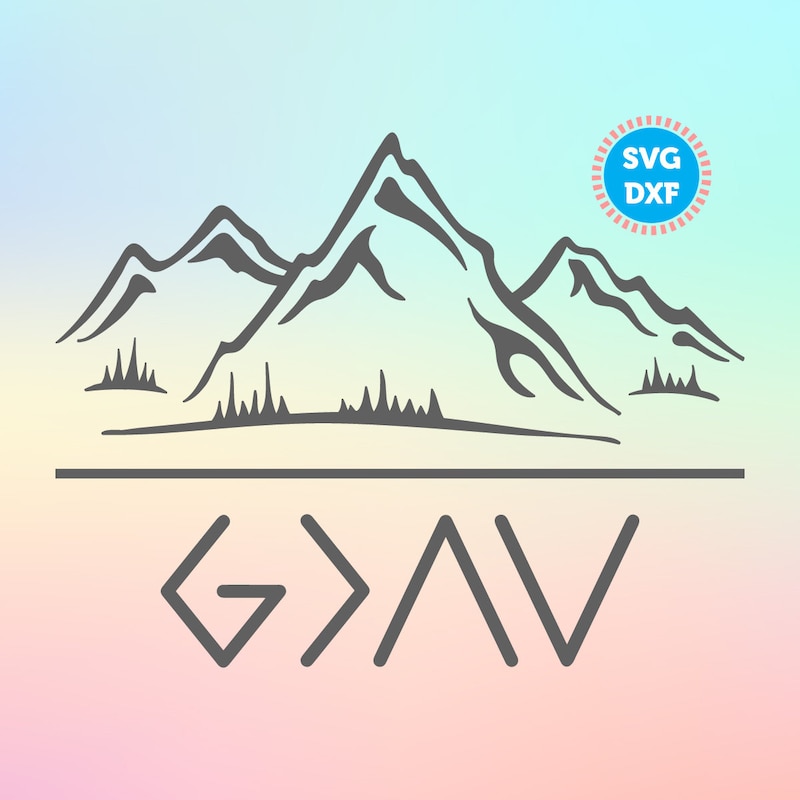 God is Greater Dxf - Etsy