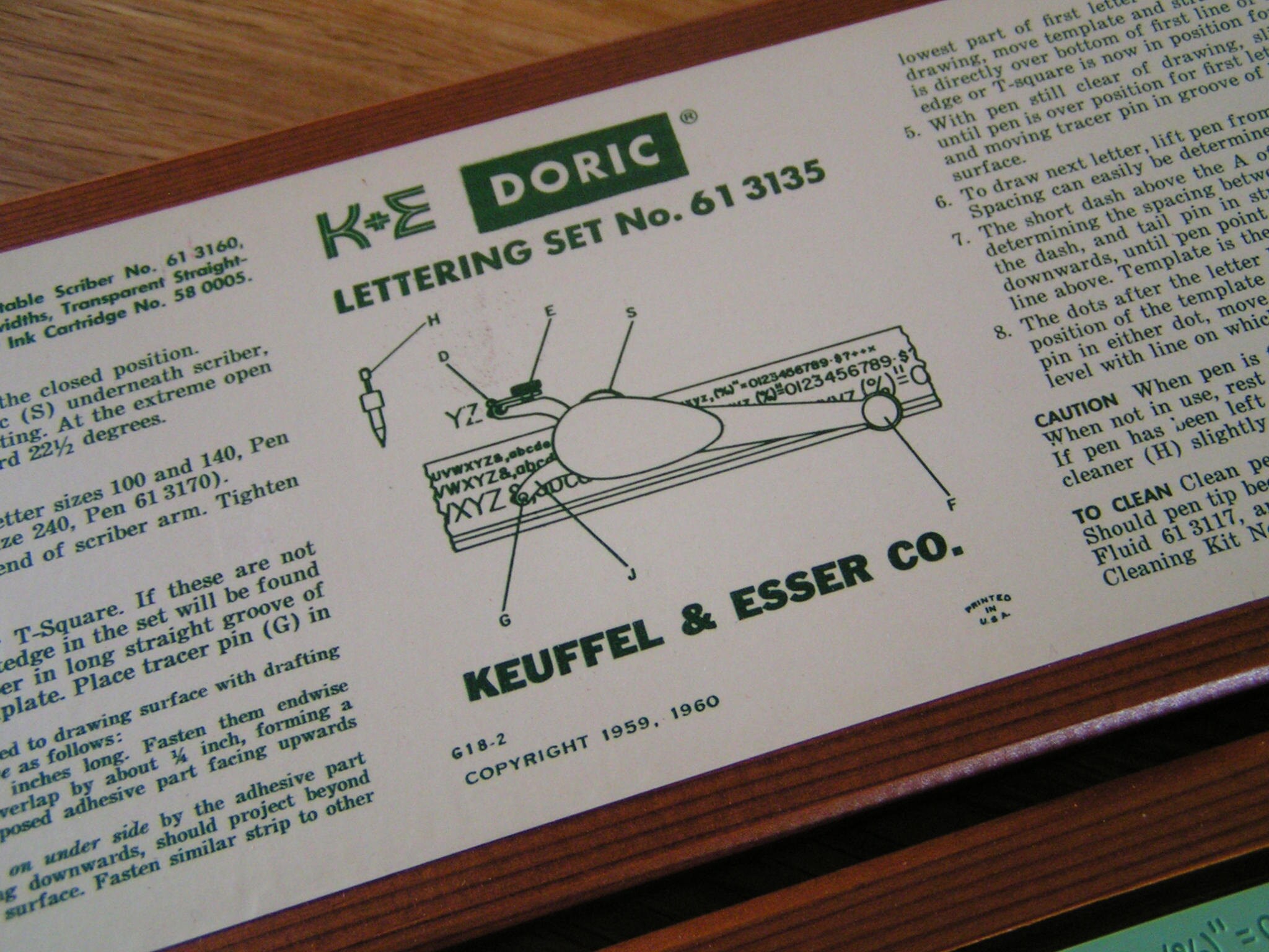 Vintage Doric Lettering Set for Architectural or Technical - Etsy