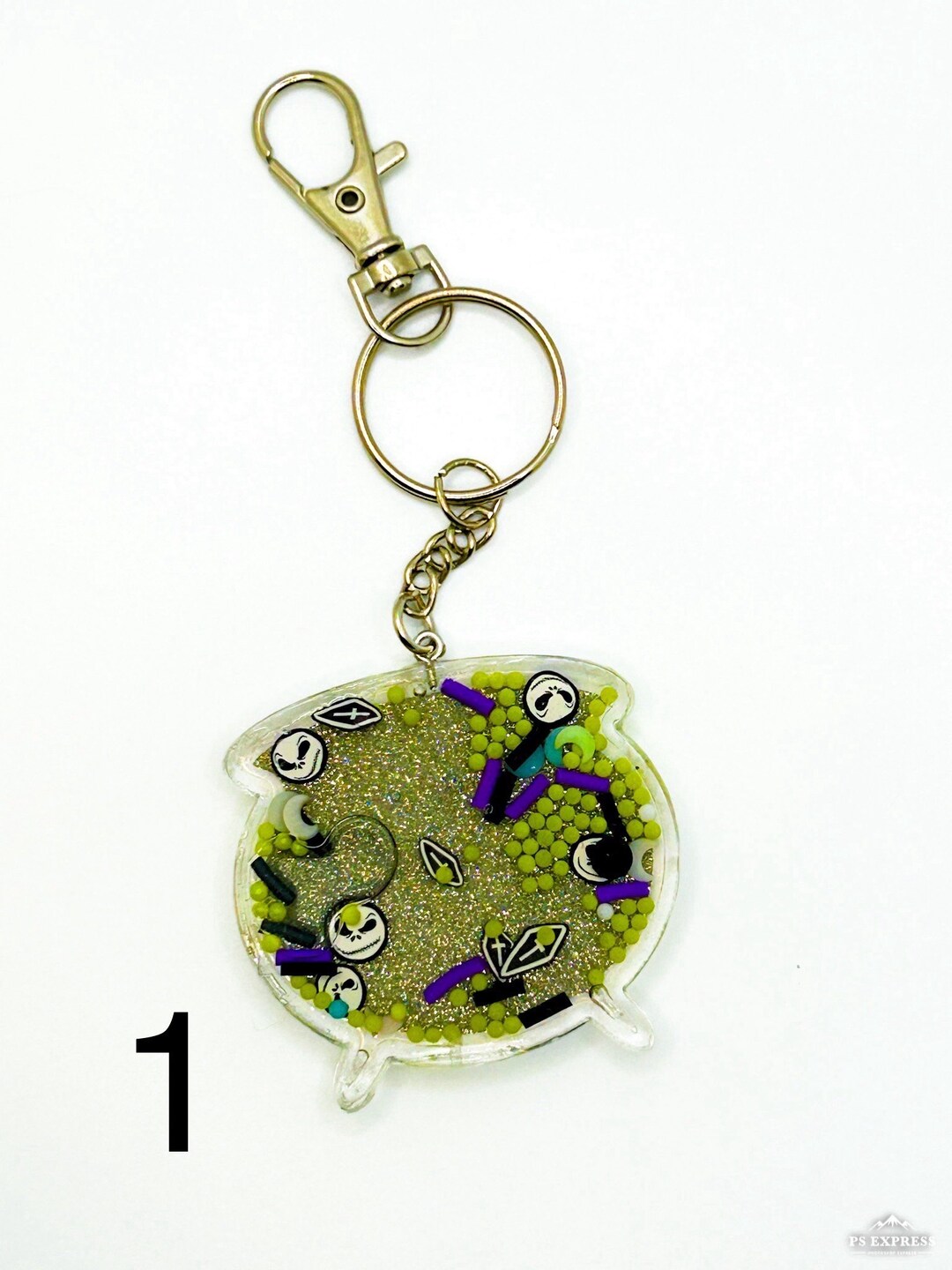 Cauldron Shaker Keychain - Etsy