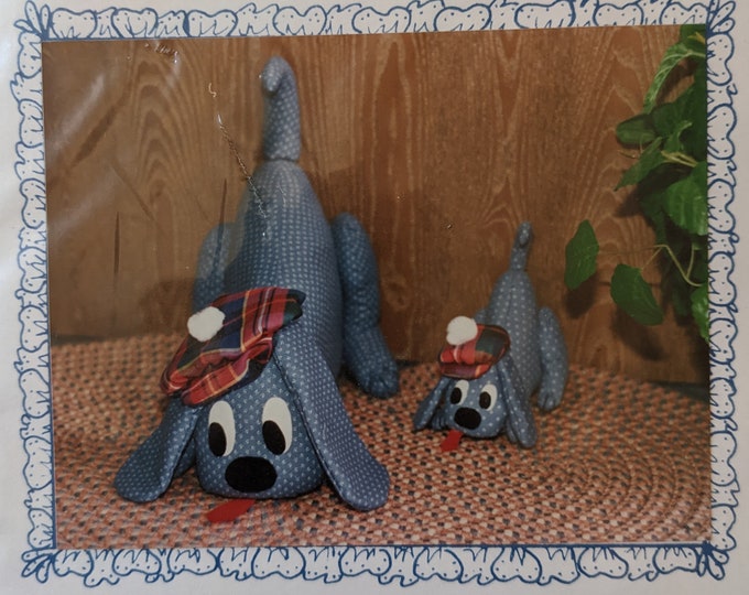 Vintage Puppy Door Stop Pattern Sew Special Patterns sherlock and Watson - Etsy