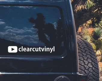 Youtube Car Sticker - Etsy