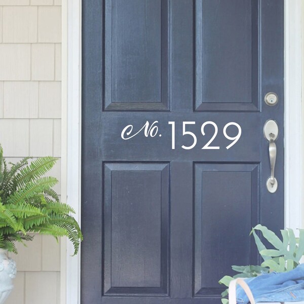 House Number Decal - Etsy