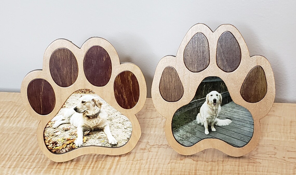 Puppy Paw Picture Frames Shipping Included - Etsy