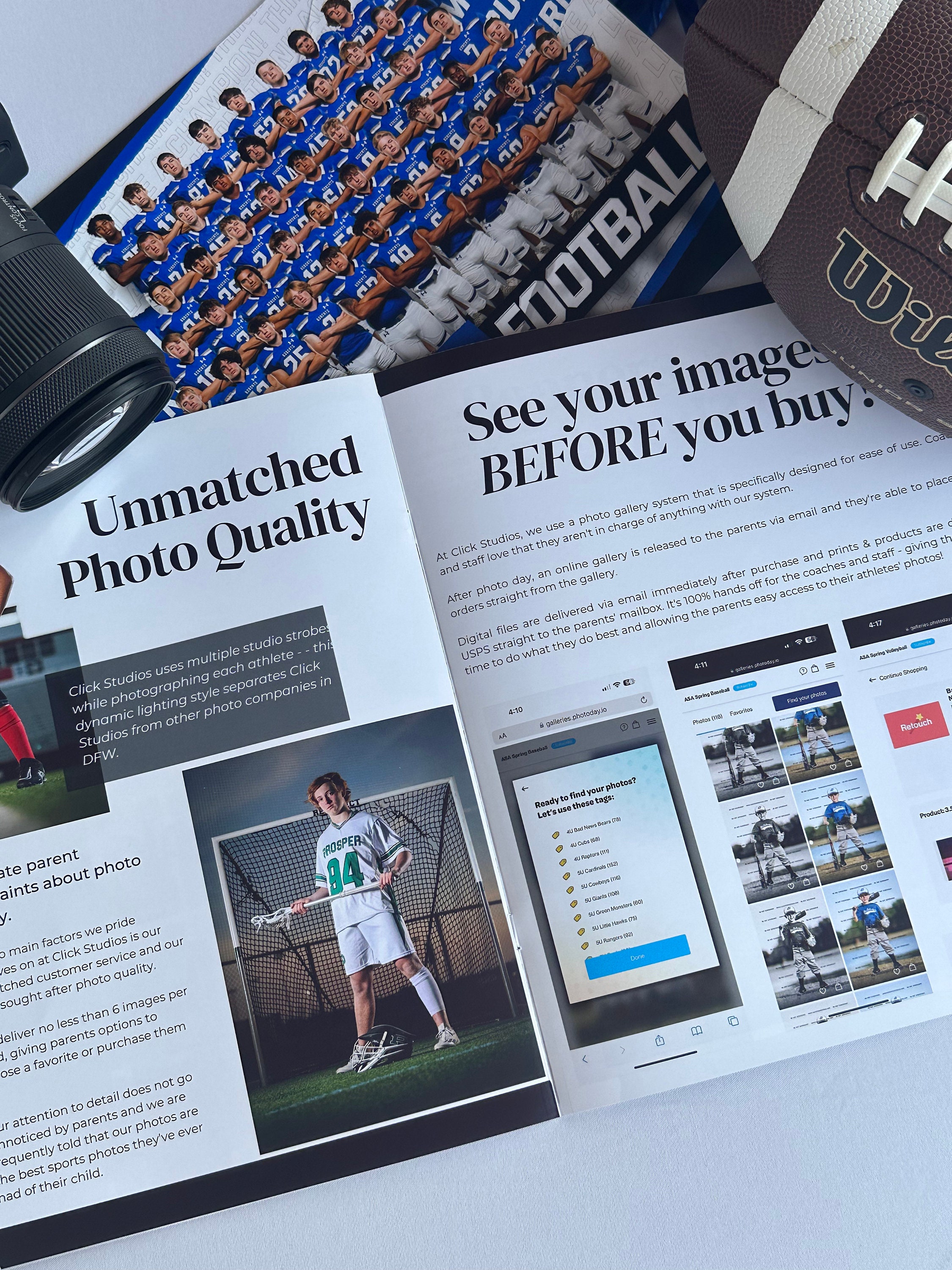 Sports Photography Magazine/brochure Template | CANVA TEMPLATE - Etsy